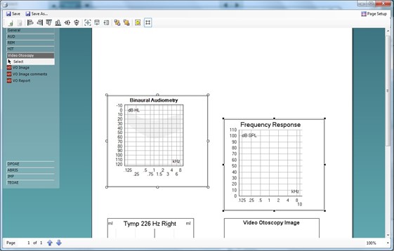 Affinity Compact | Customized Printout Setup | Interacoustics